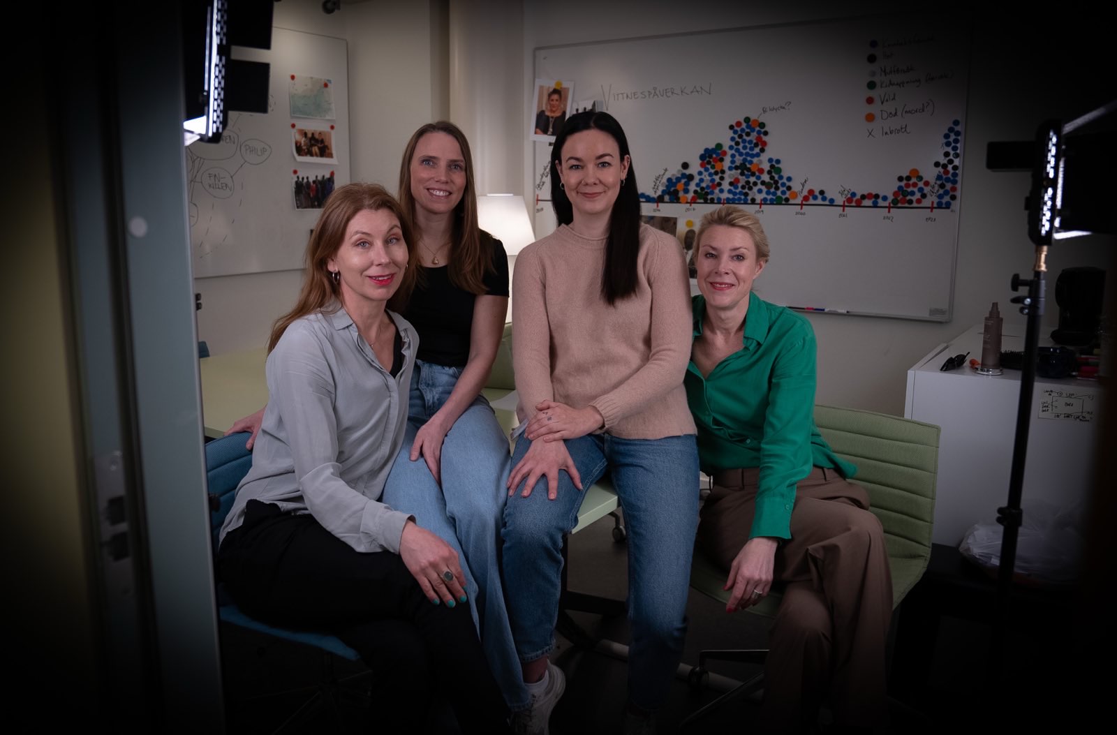 Carolina Jemsby, Anna Roxvall, Gerda Nilsson-Tysklind och Lovisa ...